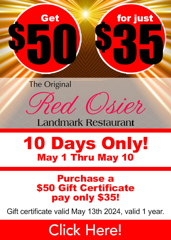 Home - The Red Osier Landmark Restaurant